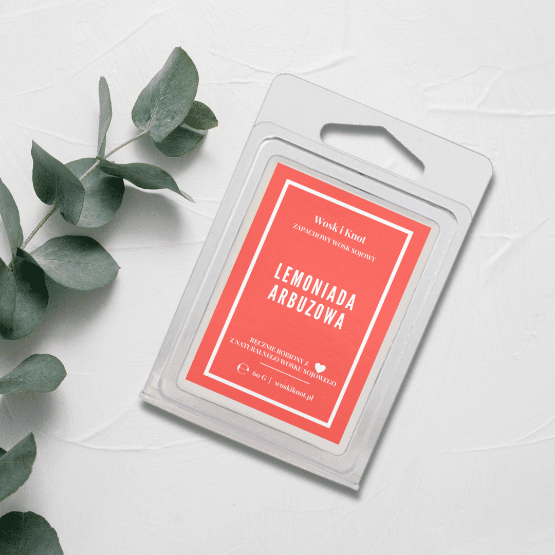 Wosk zapachowy sojowy do kominka LEMONIADA ARBUZOWA | ZAPACHY DO DOMU \ WOSKI ZAPACHOWE ...